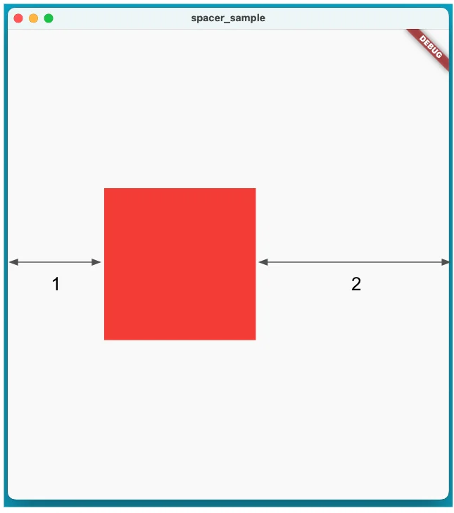 Spacer 】隙間を埋めるWidgetを使おう！【 Flutter 】 | 週刊Flutter大学